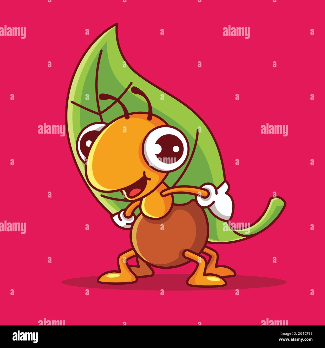 Cartoon ant smiling hi-res stock photography and images - Alamy