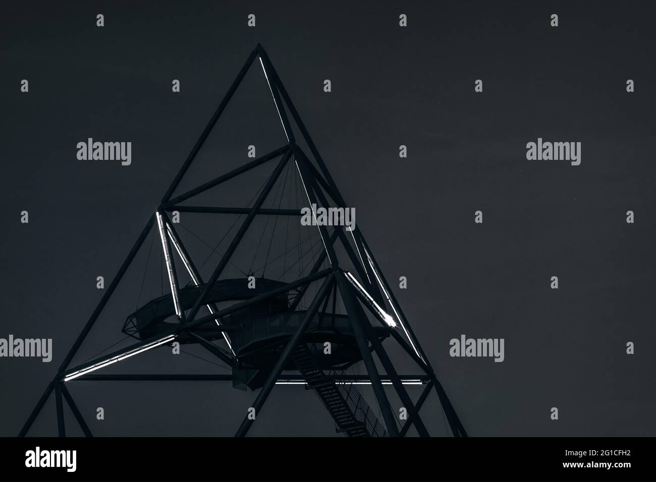 Mothership Zeta - The famous tetrahedron pyramid structure in Bottrop ...