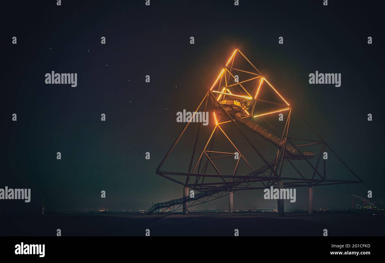 Mothership Zeta - The famous tetrahedron pyramid structure in Bottrop ...