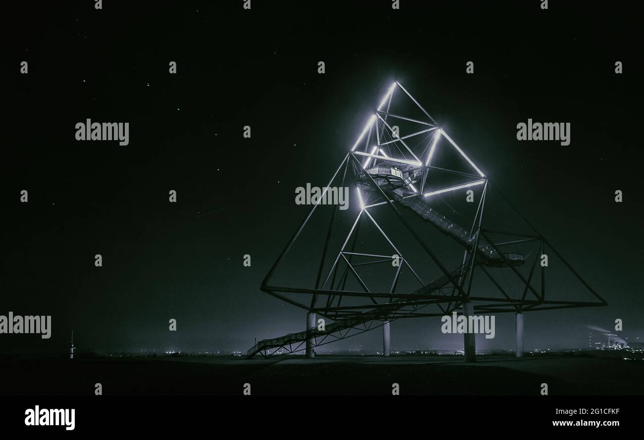 Mothership Zeta - The famous tetrahedron pyramid structure in Bottrop ...