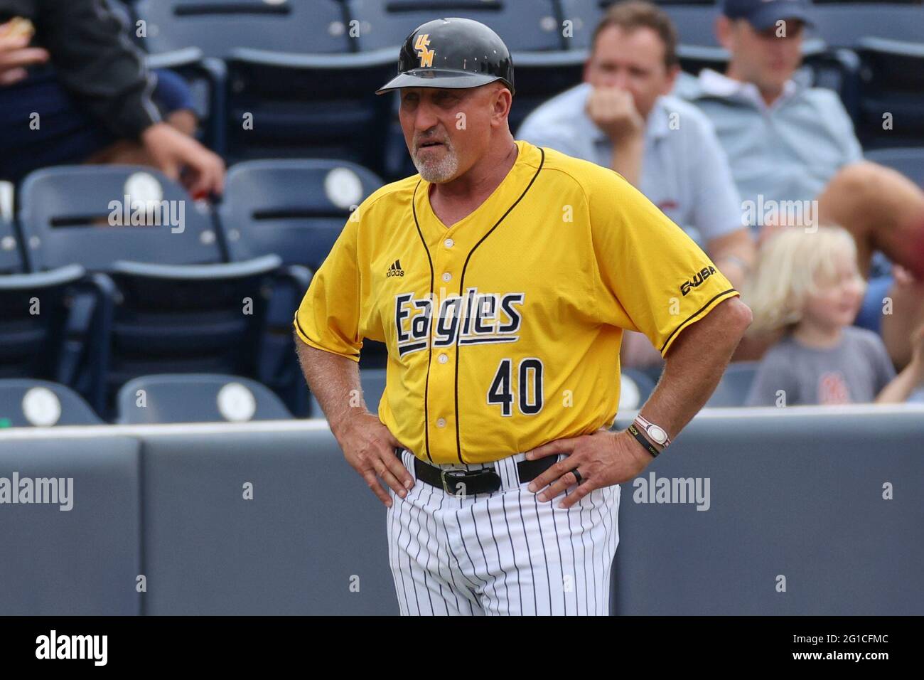 Oxford, MS, USA. 06th June, 2021. Southern Miss head coach Scott Berry ...