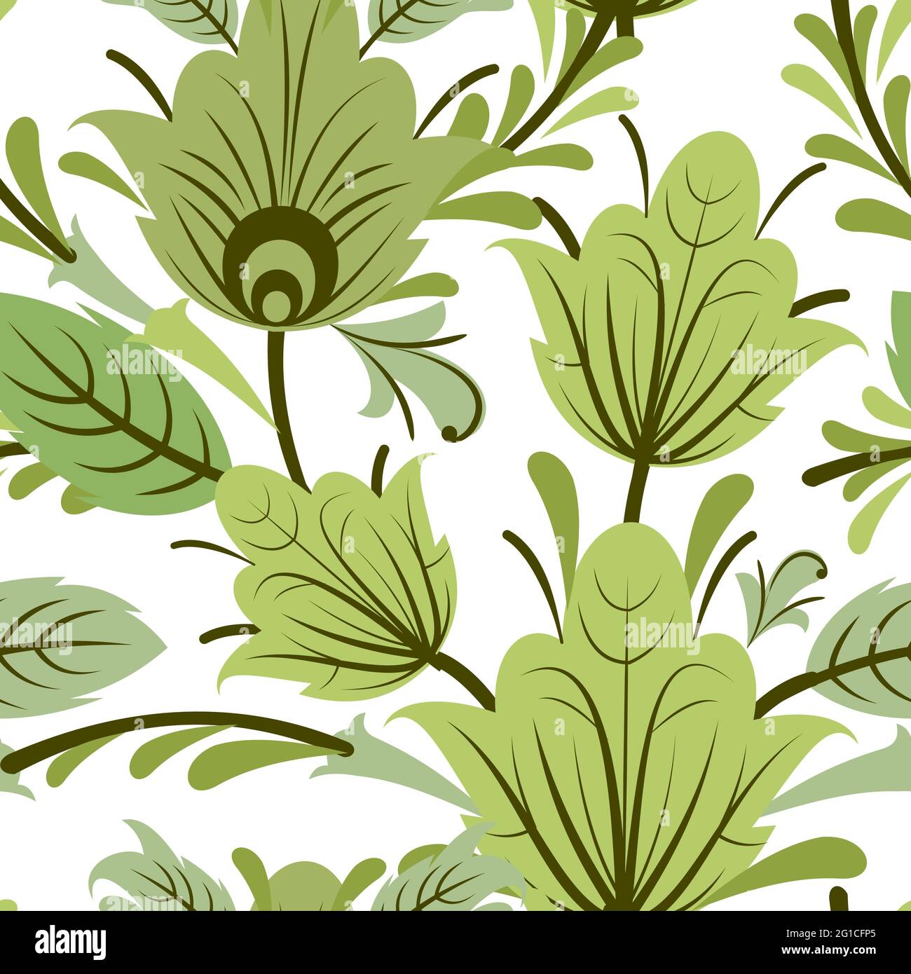 Silver vegetable seamless pattern. Cool ornament. Interlacing of ...