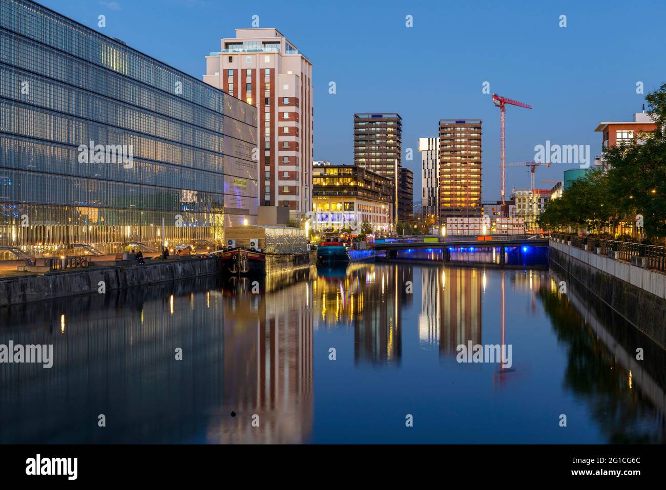 FRANCE, BAS-RHIN (67), STRASBOURG, PRESQU'ILE MALRAUX, ANDRE-MALRAUX ...