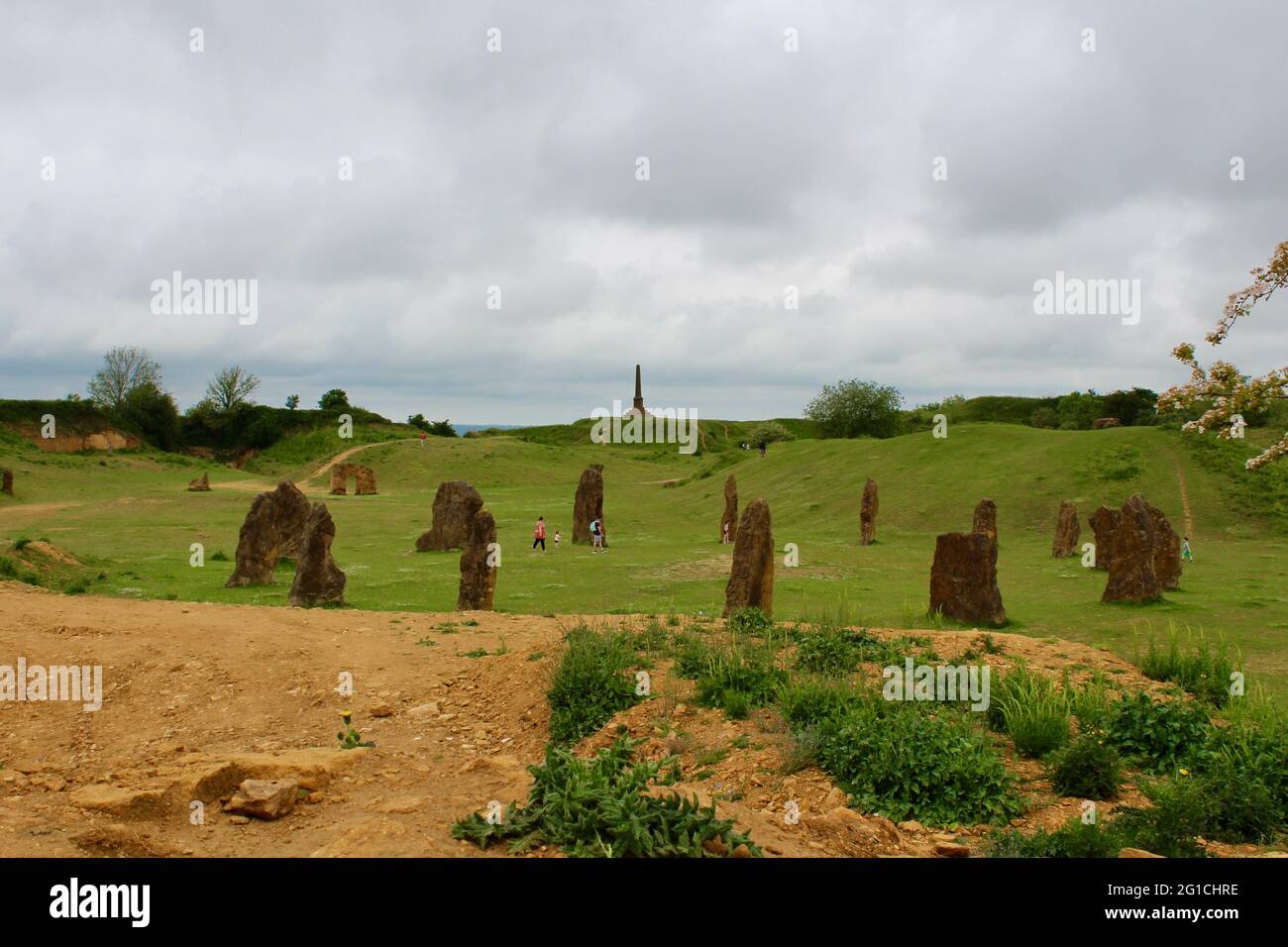 Contemporary stone circle constructed as a millennium project to ...