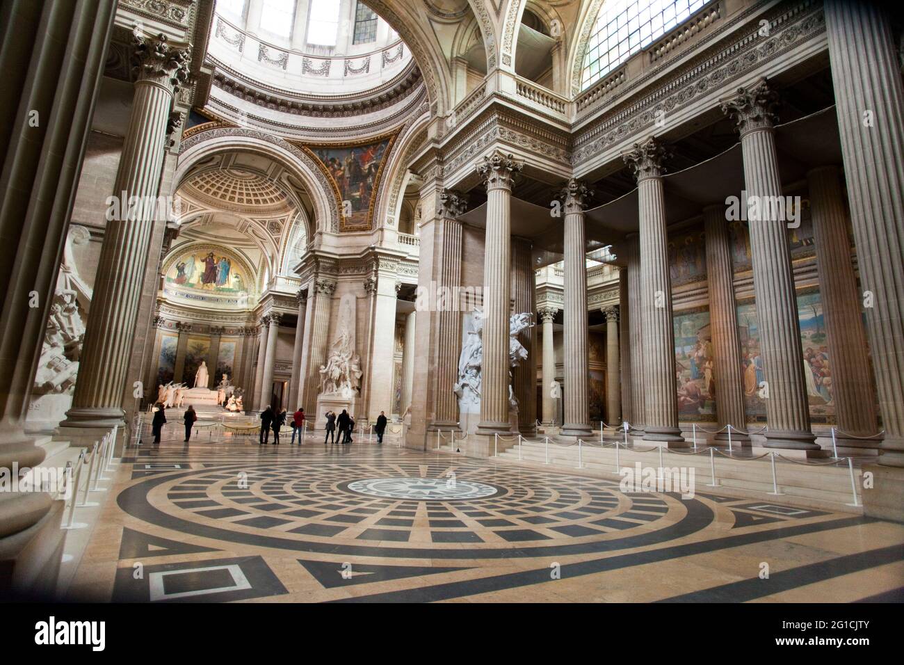 Panthéon interior paris hi-res stock photography and images - Alamy