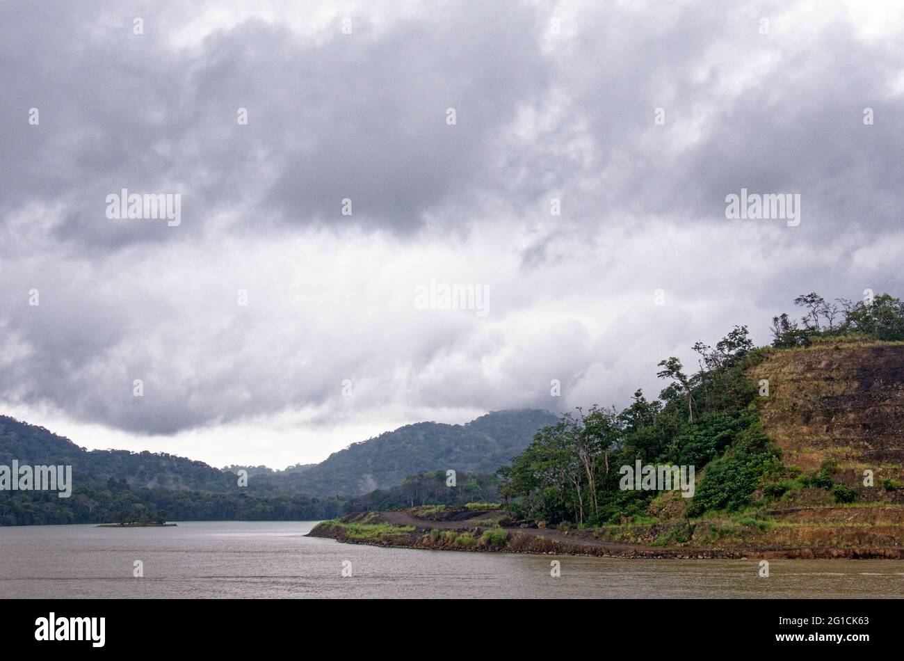 Panama Canal Construction of the new expanded locks on the canal ...