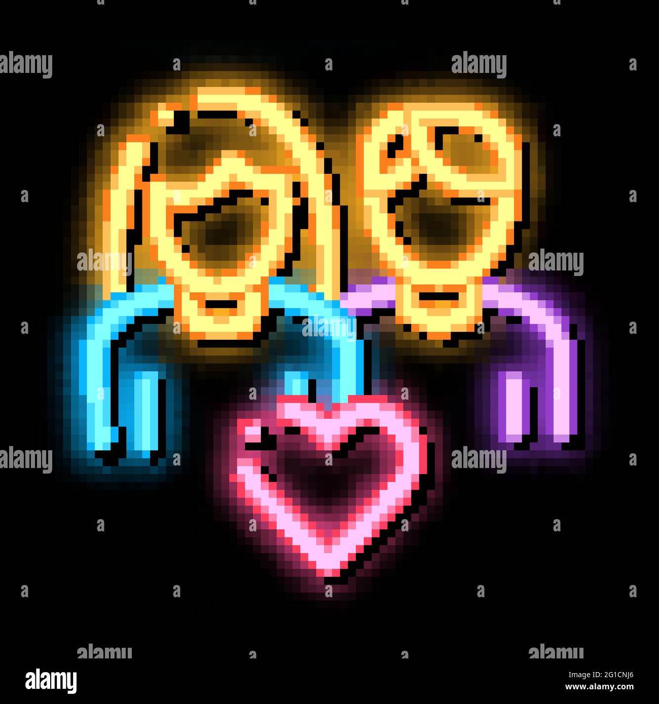 Loving Family neon glow icon illustration Stock Vector Image & Art - Alamy