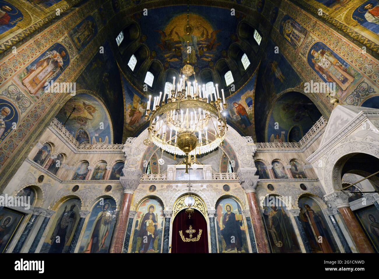 Interior alexander nevsky cathedral sofia hi-res stock photography and ...