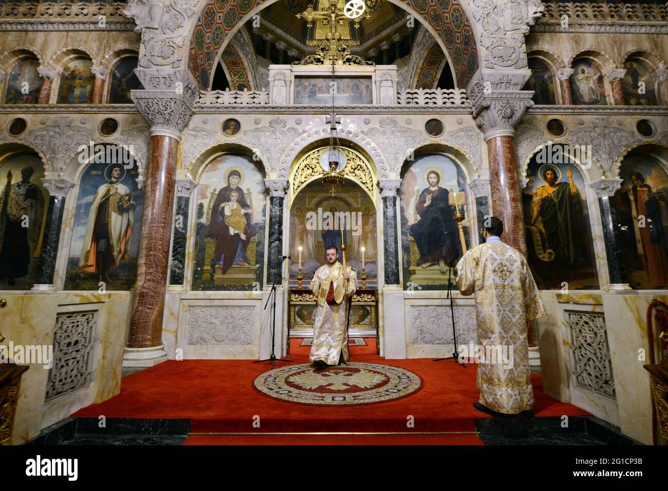Altar in alexander nevsky hi-res stock photography and images - Alamy
