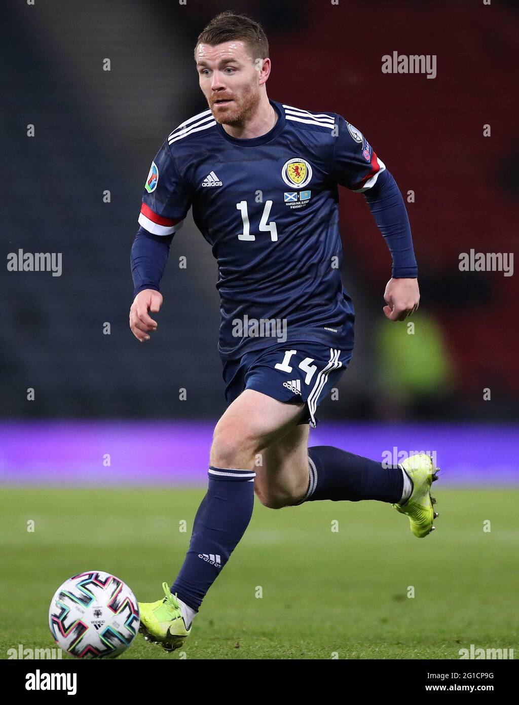 File photo dated 19-11-2019 of Scotland's John Fleck. Issue date ...