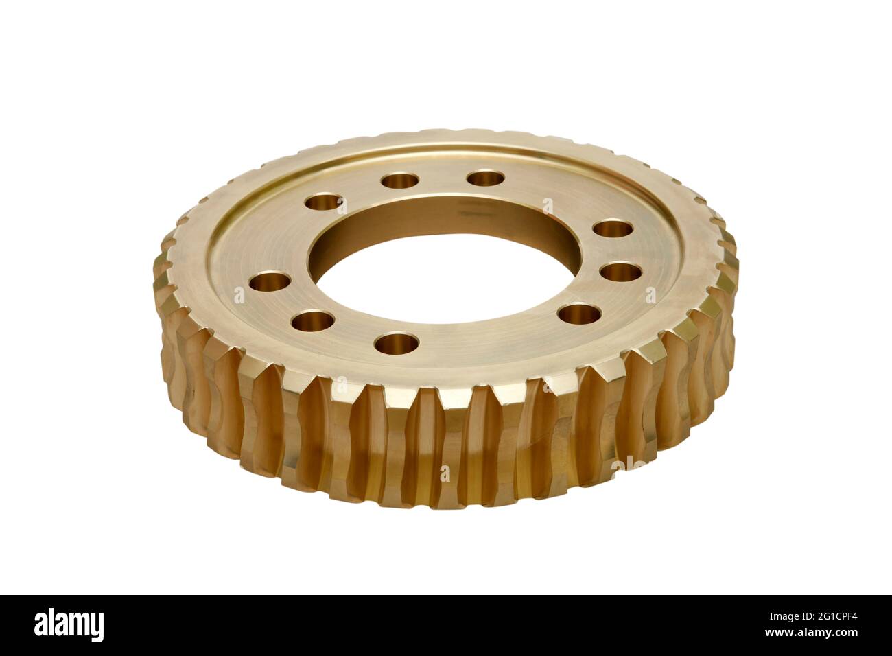 Gear wheel on a white background Stock Photo - Alamy