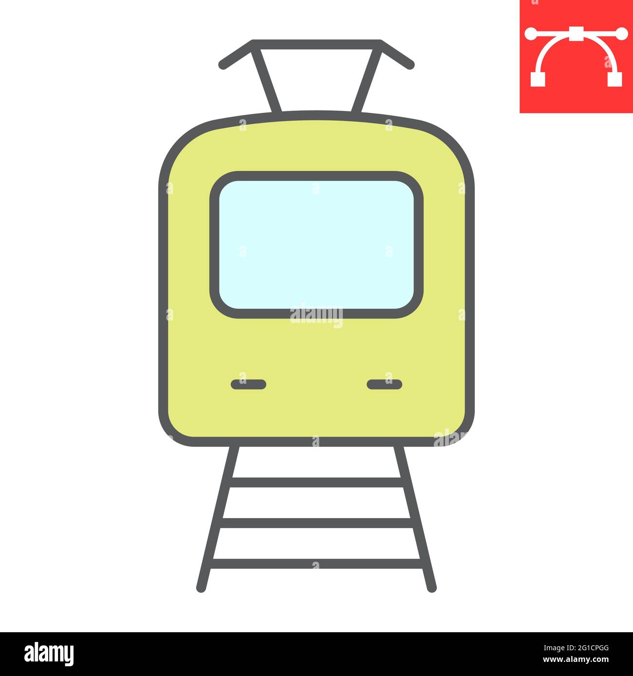 Old tram stop sign Stock Vector Images - Alamy