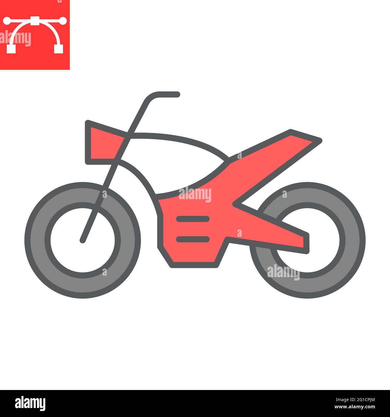 Motocross extreme sport color Stock Vector Images - Alamy