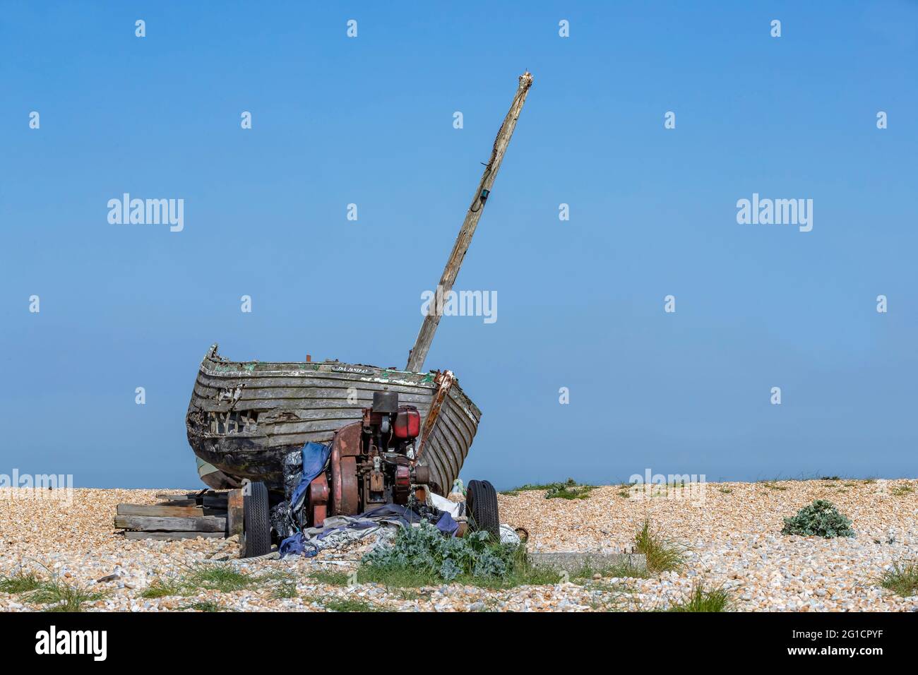 Beach winch hi-res stock photography and images - Alamy