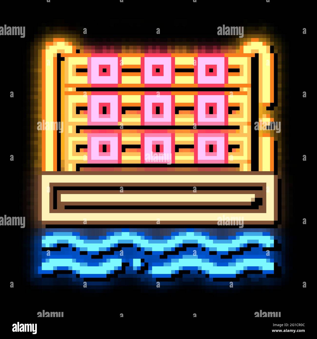 Sport Barrier neon glow icon illustration Stock Vector Image & Art - Alamy