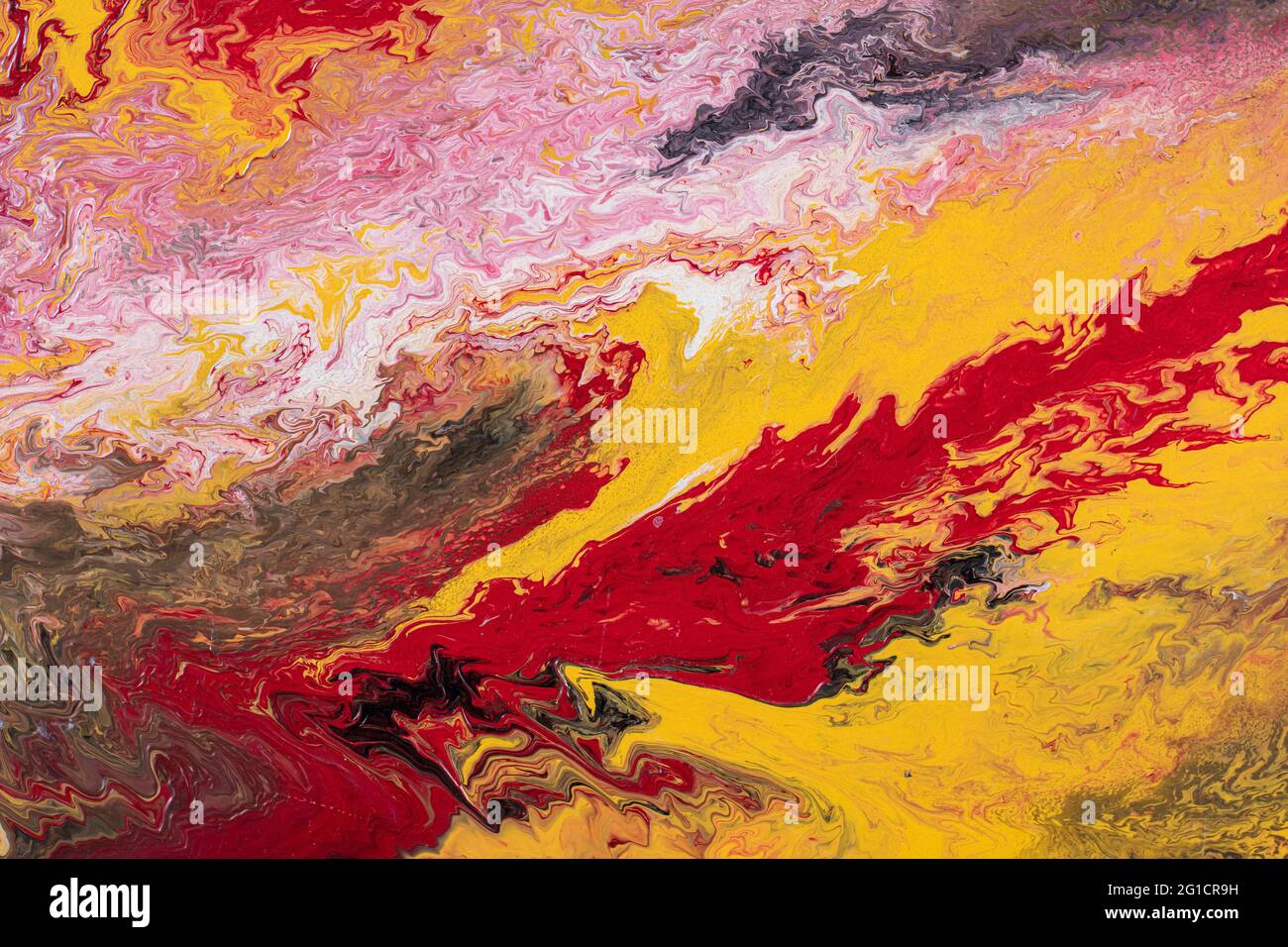 Abstract painting background in a warm colors from a creative people ...