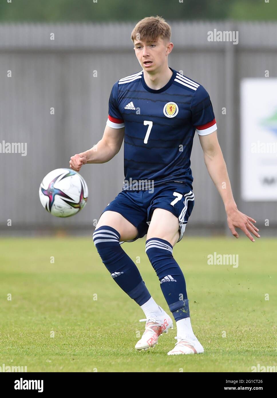 Scotland's Scott Banks in action during the International Friendly at C ...