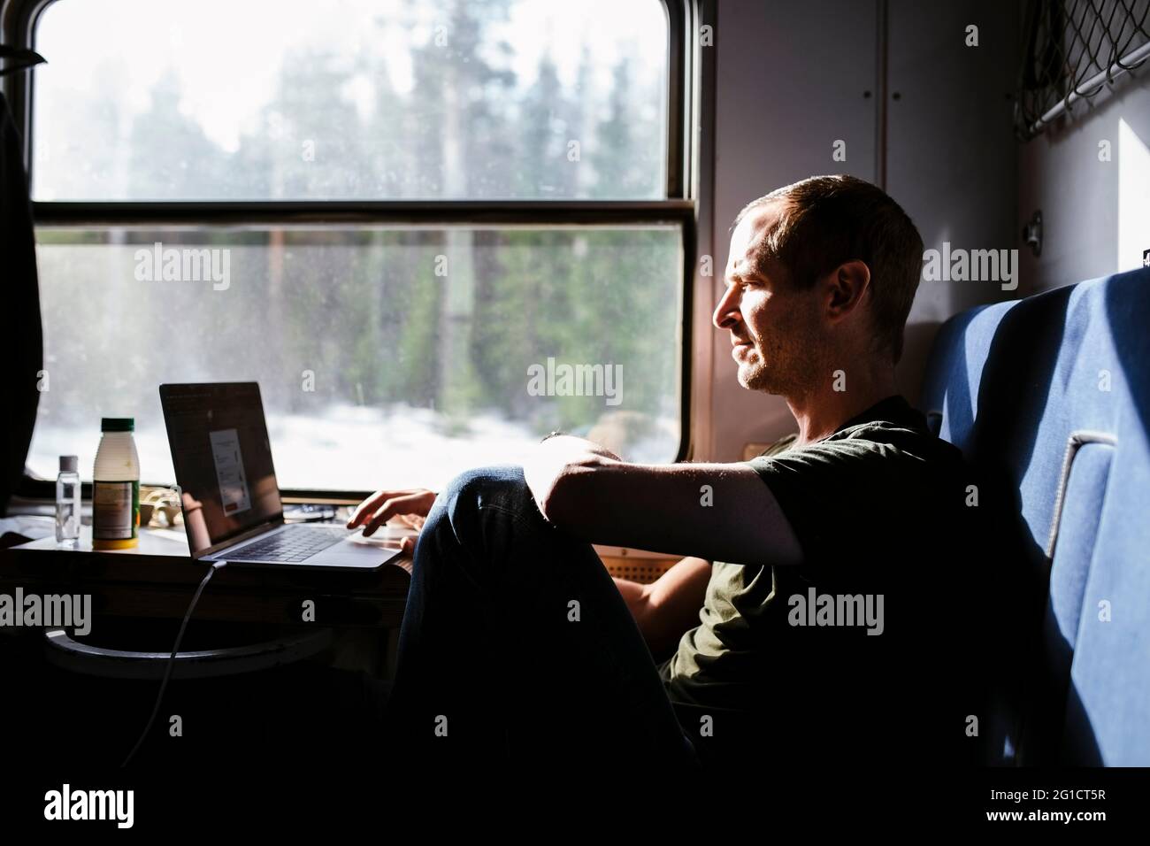 Mature businessman working remotely hi-res stock photography and images ...