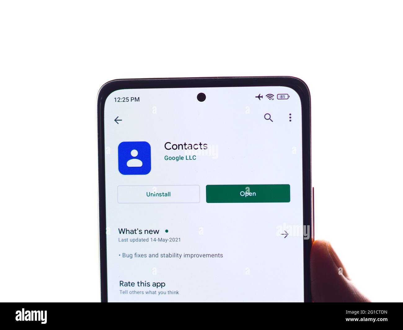 Google contacts app hi-res stock photography and images - Alamy