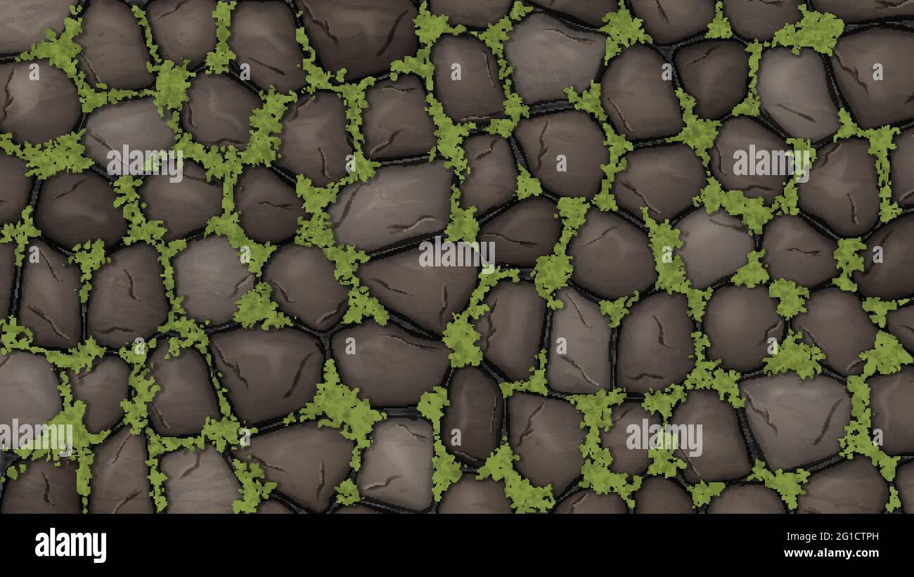 Moss concrete Stock Vector Images - Alamy