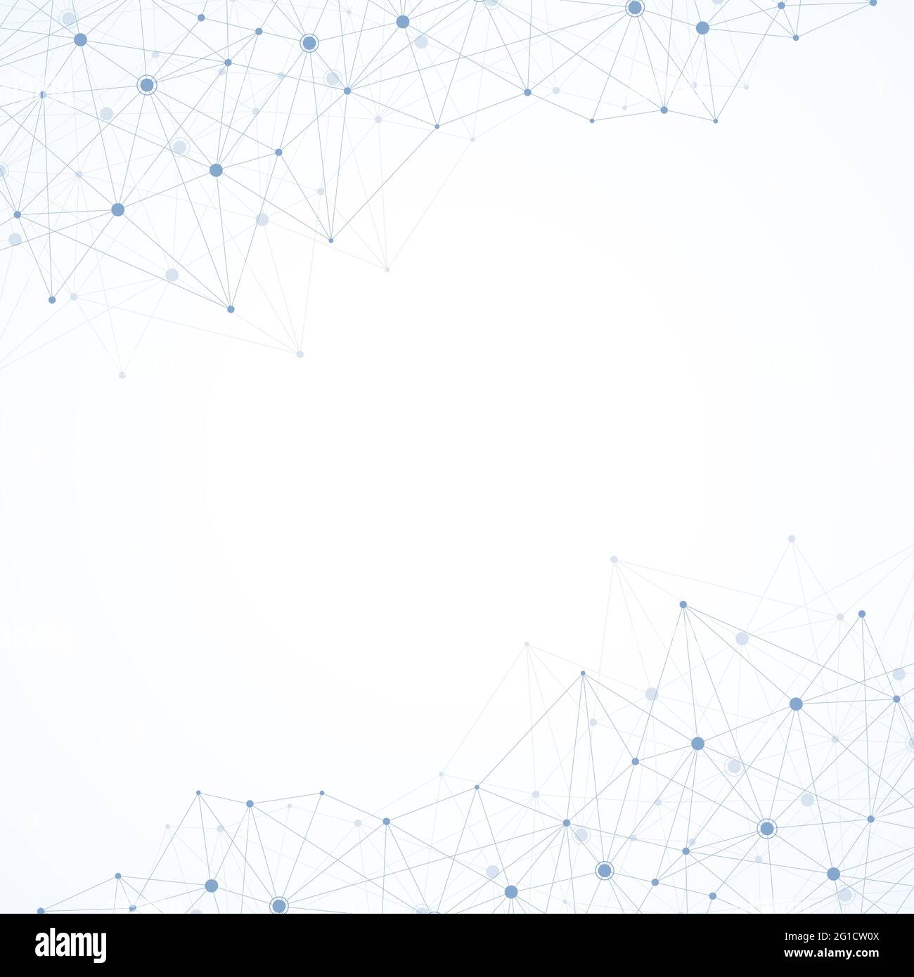 Abstract plexus background with connected lines and dots. Wave flow. Plexus geometric effect Big ...