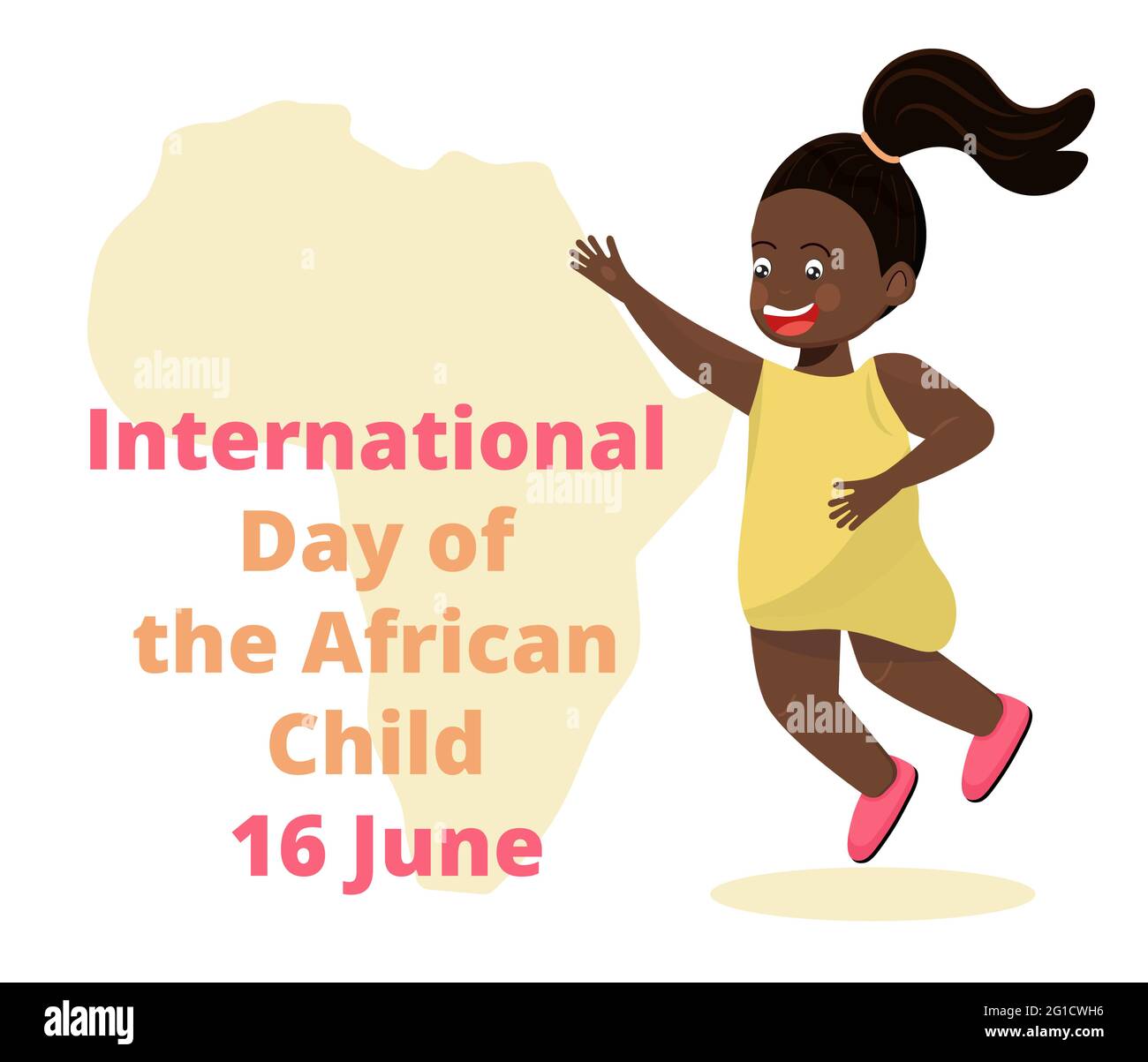 International day of the African child concept vector. Event is ...