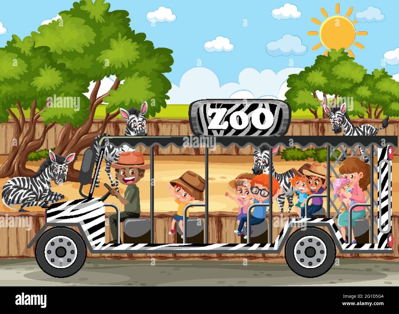 Zebra watching Stock Vector Images - Alamy