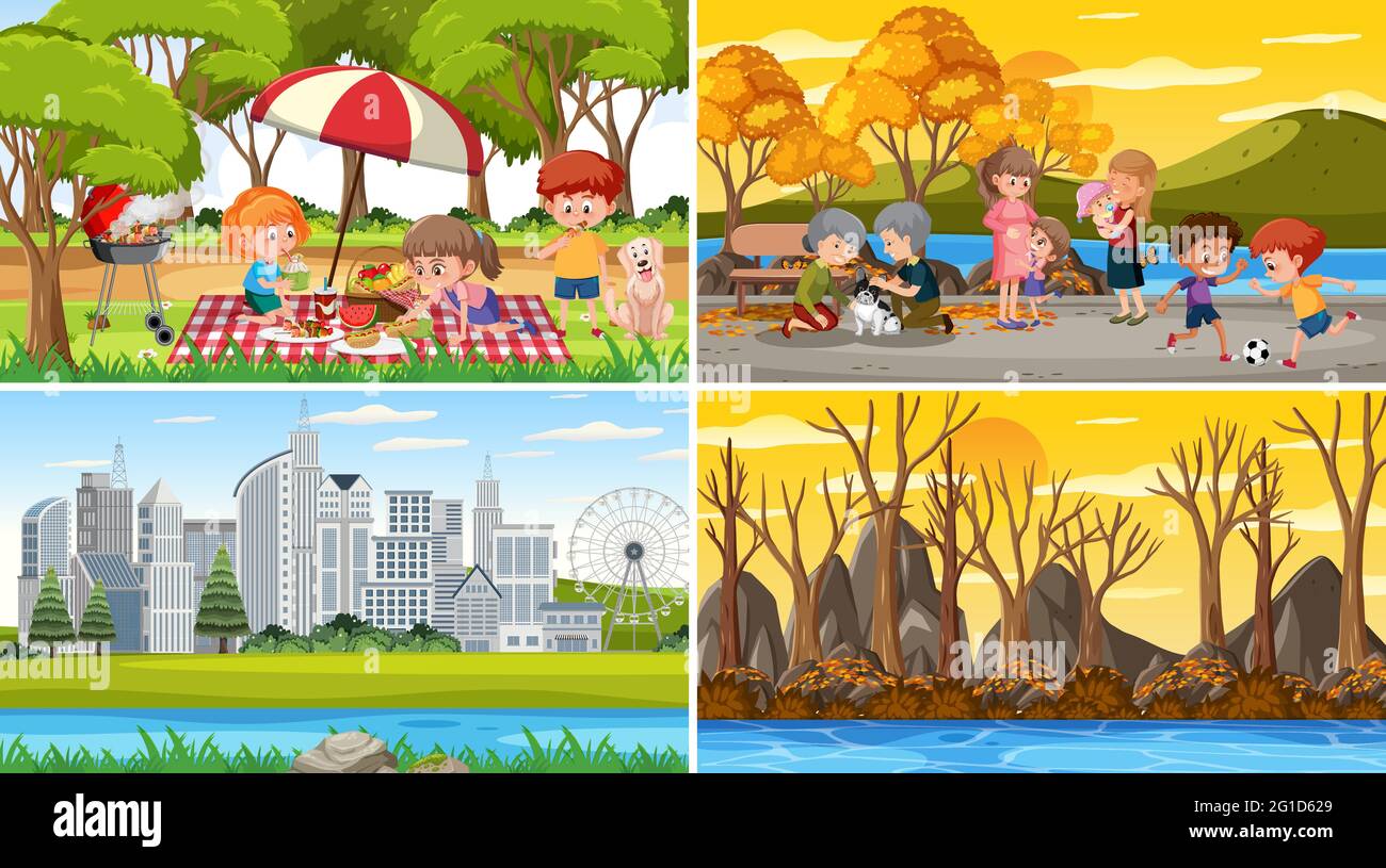 Action scenes Stock Vector Images - Alamy