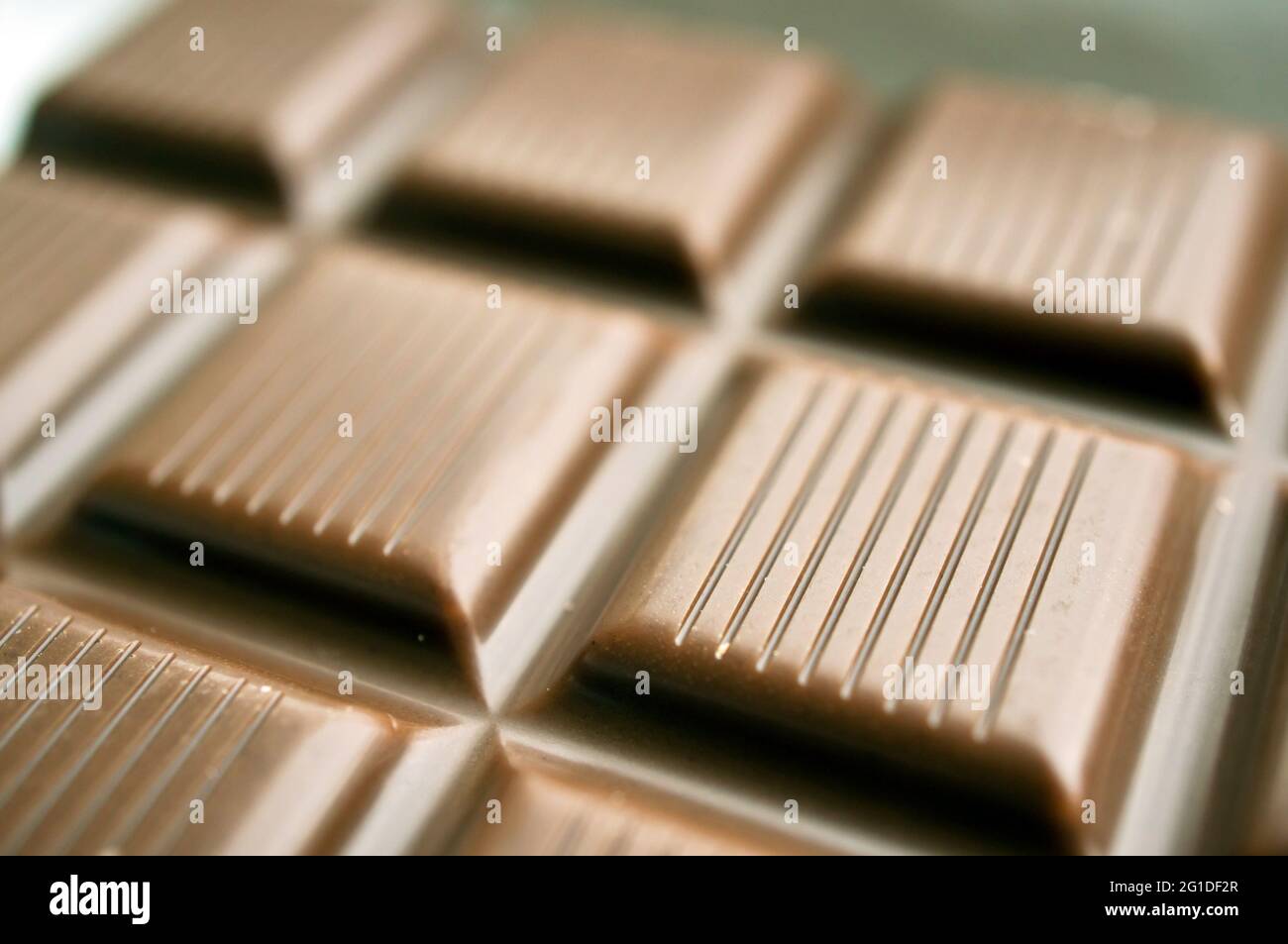 Closeup shot of a milk chocolate bar Stock Photo - Alamy