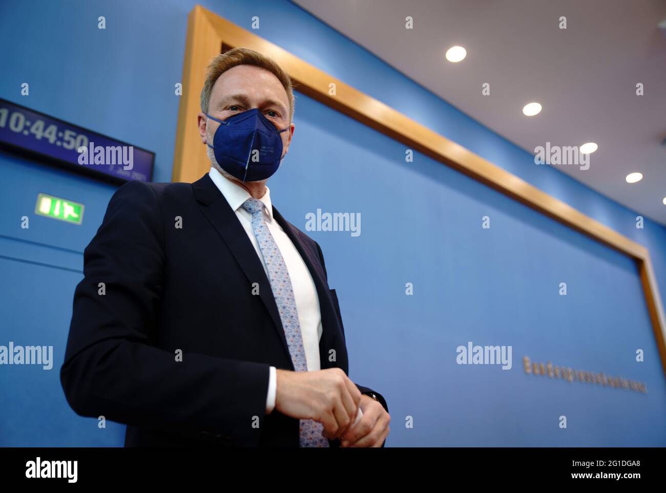 Berlin, Germany. 07th June, 2021. Christian Lindner, parliamentary ...