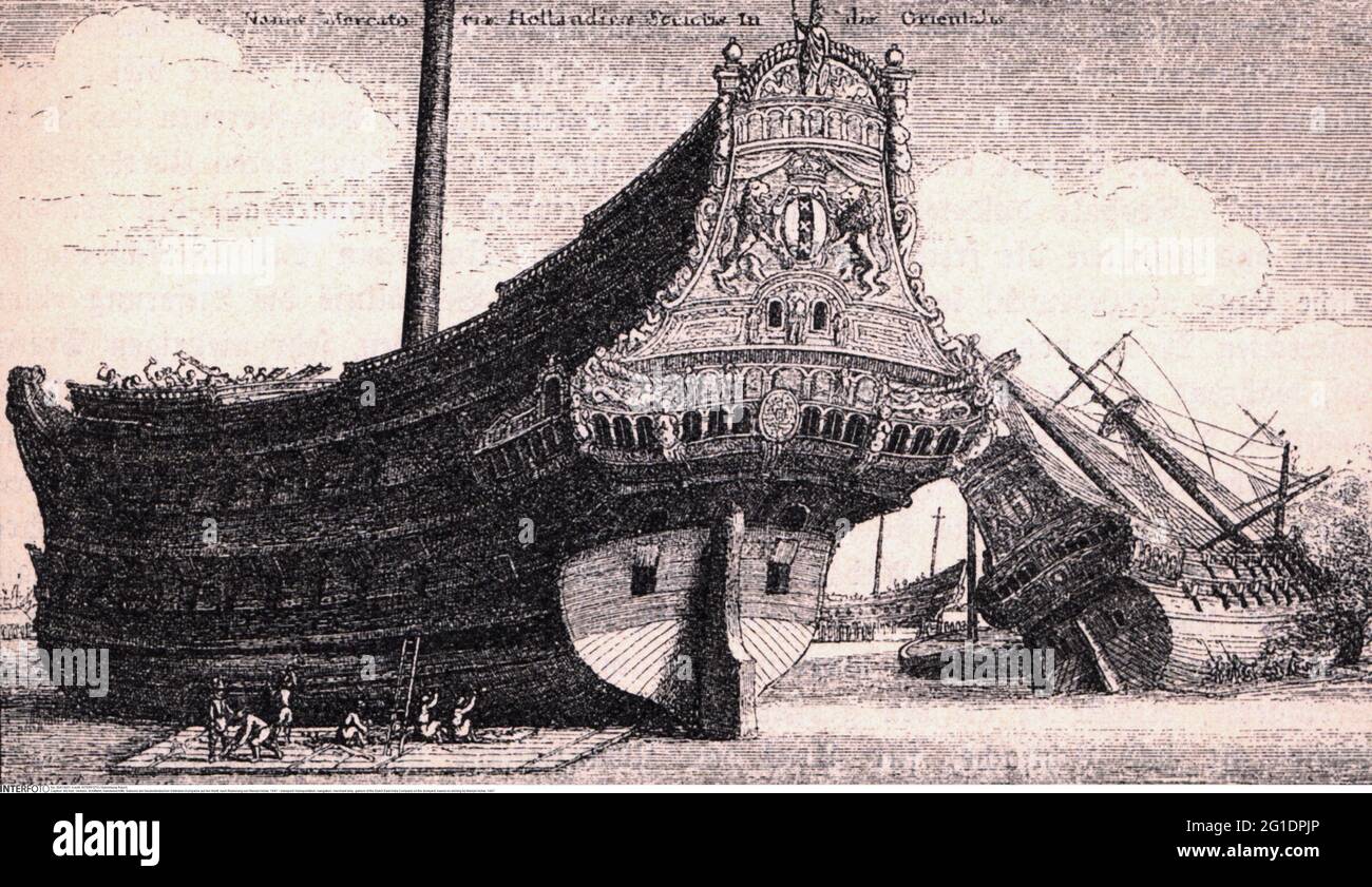 Ship of the dutch east india company hi-res stock photography and ...
