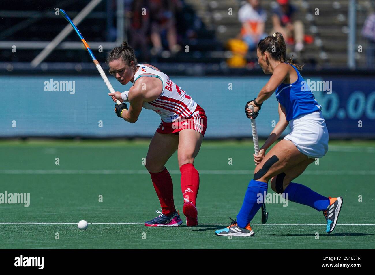 AMSTELVEEN, NETHERLANDS - JUNE 6: Grace Balsdon of England during the ...