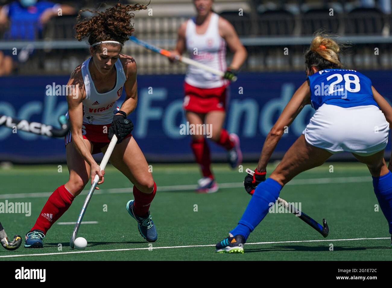 AMSTELVEEN, NETHERLANDS - JUNE 6: Anna Toman of England during the Euro ...