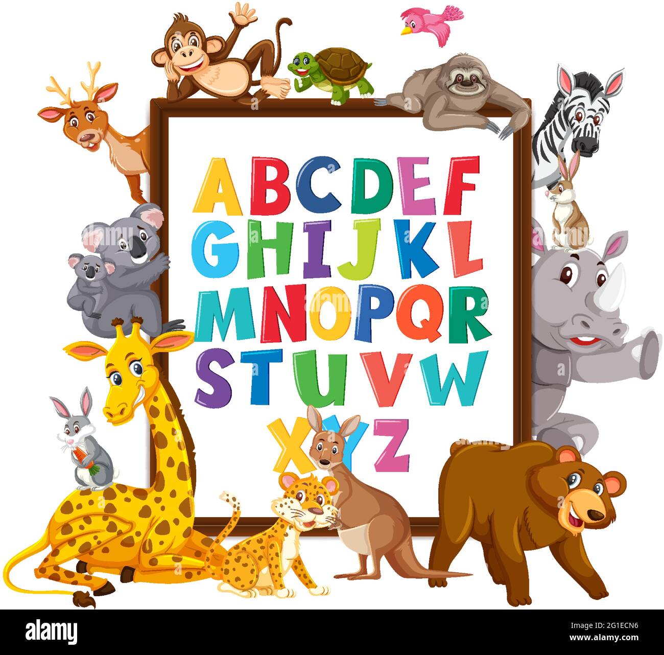 Monkey and letters Cut Out Stock Images & Pictures - Alamy