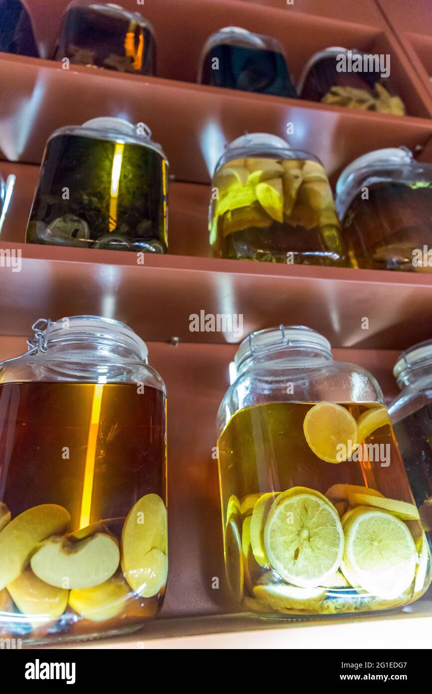 FRANCE. REUNION ISLAND, SAINT-PIERRE, SAGA RUM Stock Photo - Alamy