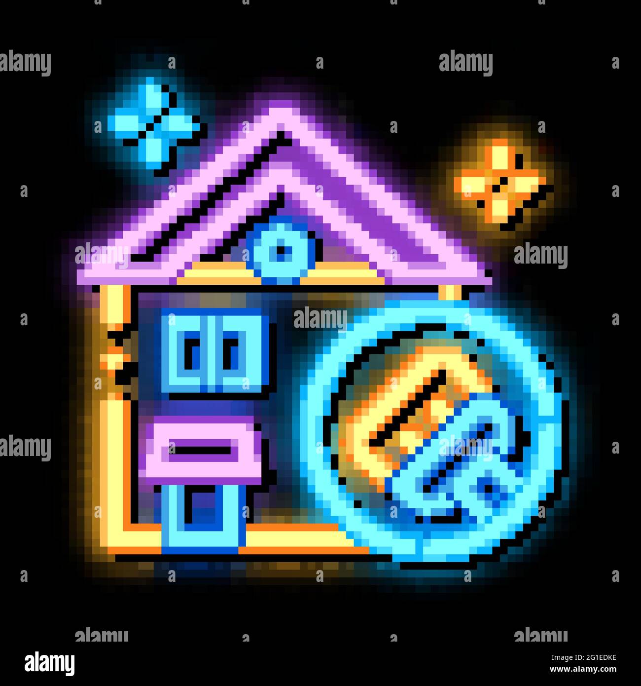 House Cleaning neon glow icon illustration Stock Vector Image & Art - Alamy