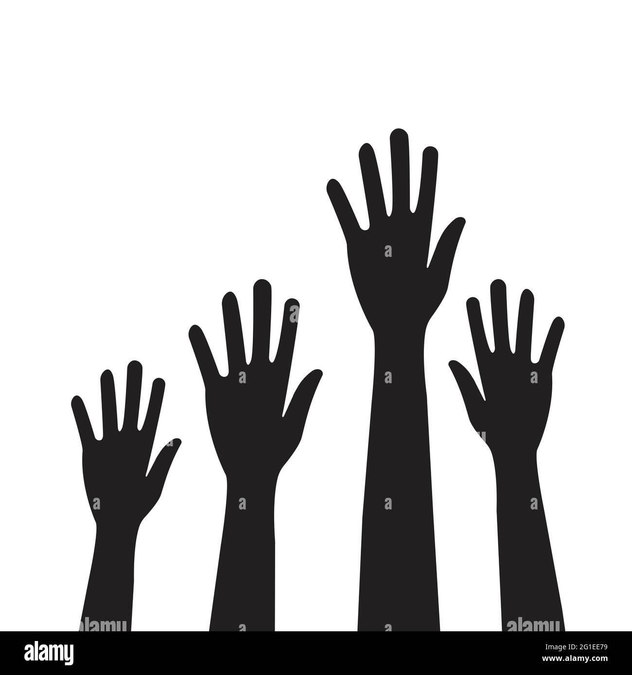 Raising Hand Clipart