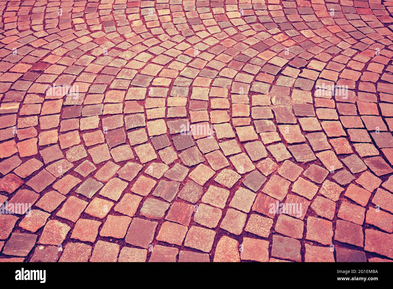 Colorful granite blocks. Abstract stone background. Stone paving ...