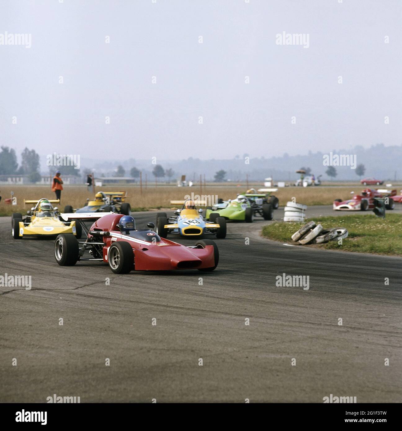 sports, car, formula II, racing car on the race course, 1970s ...