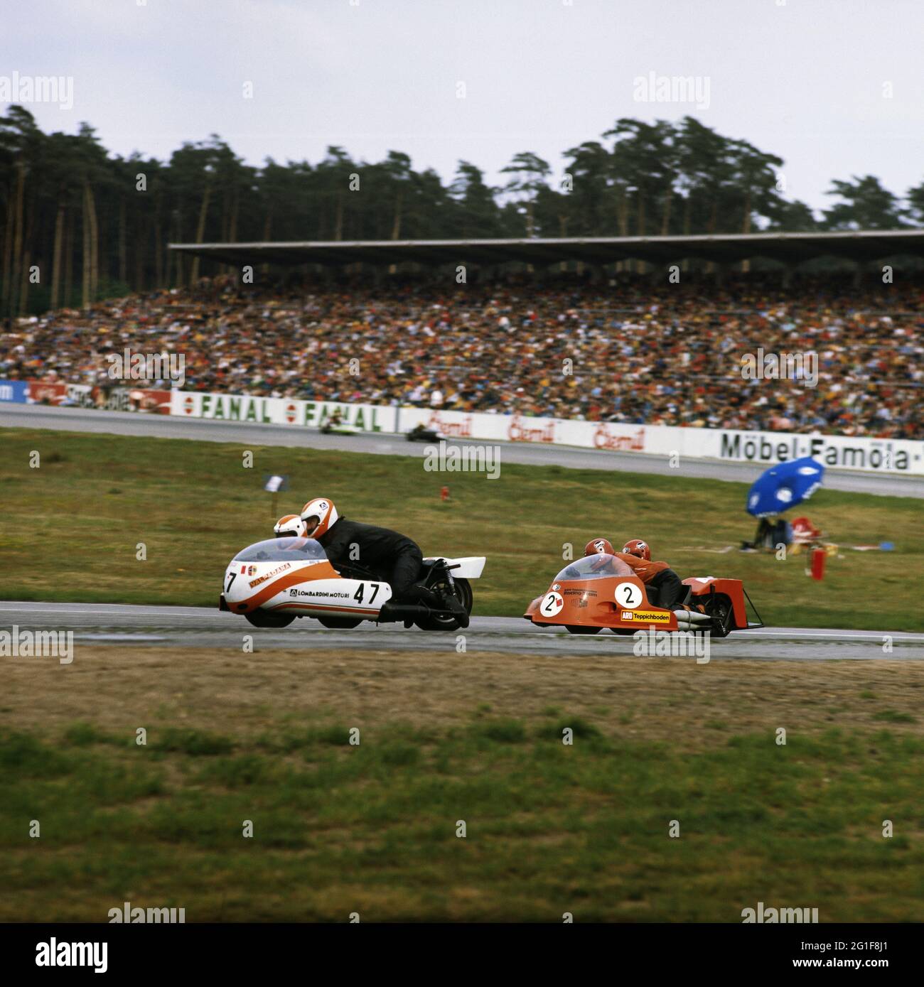 sports, motorcycle, motorcycle race, Hockenheim, 1970s, ADDITIONAL ...