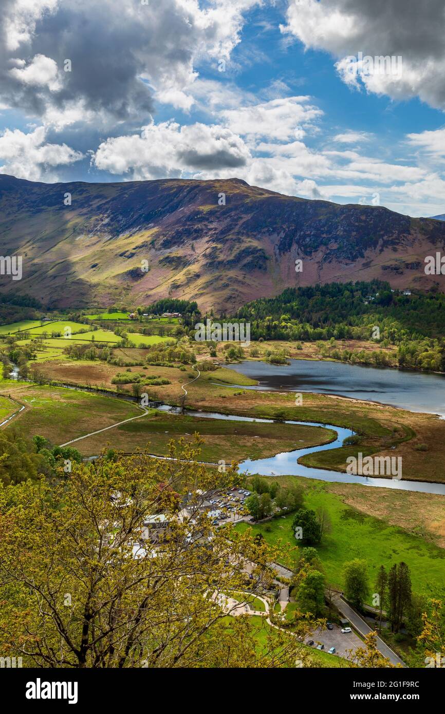 The River Derwent and Cat Bells from Surprise View, Lake District ...