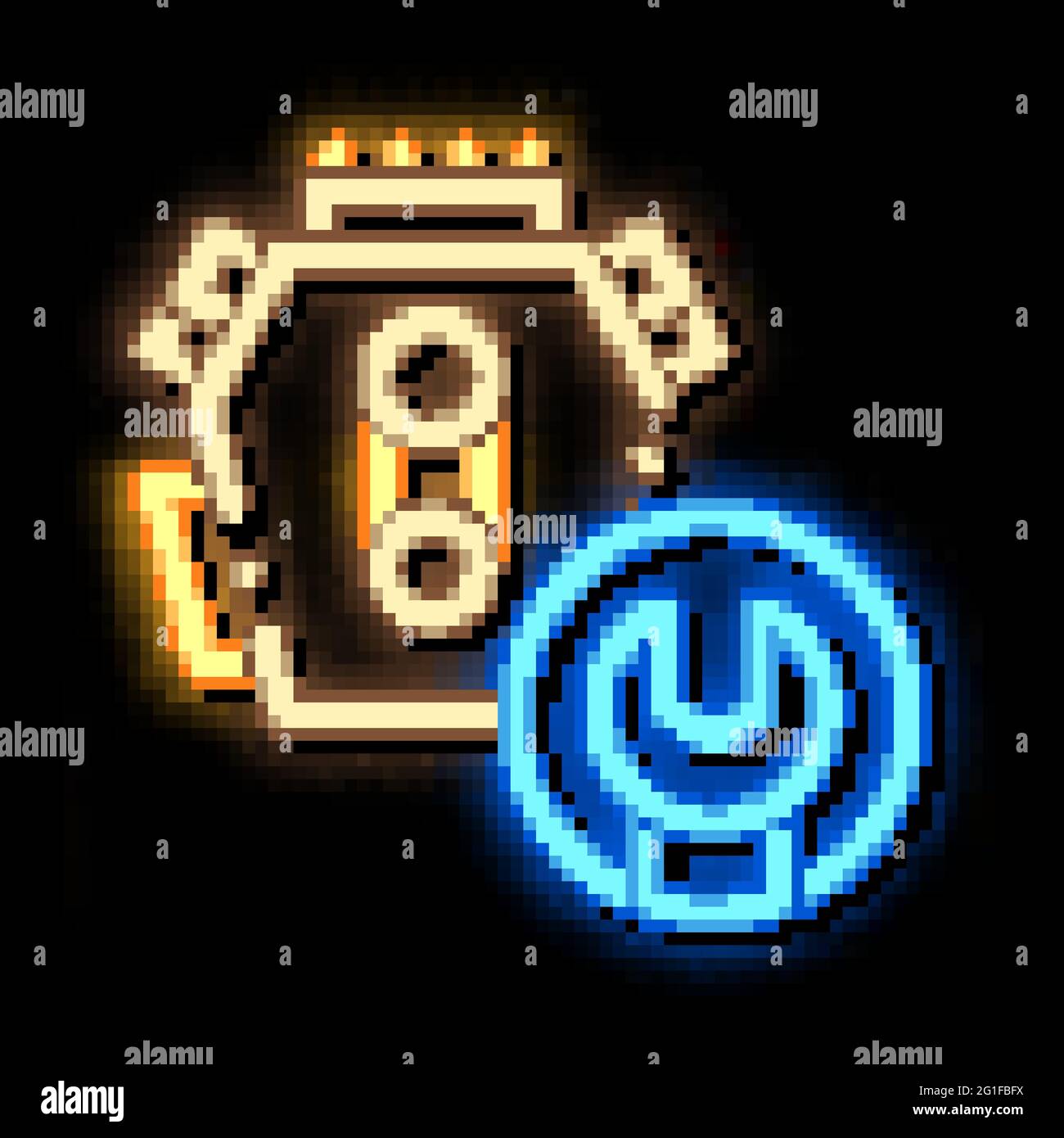 Engine Repair neon glow icon illustration Stock Vector Image & Art - Alamy