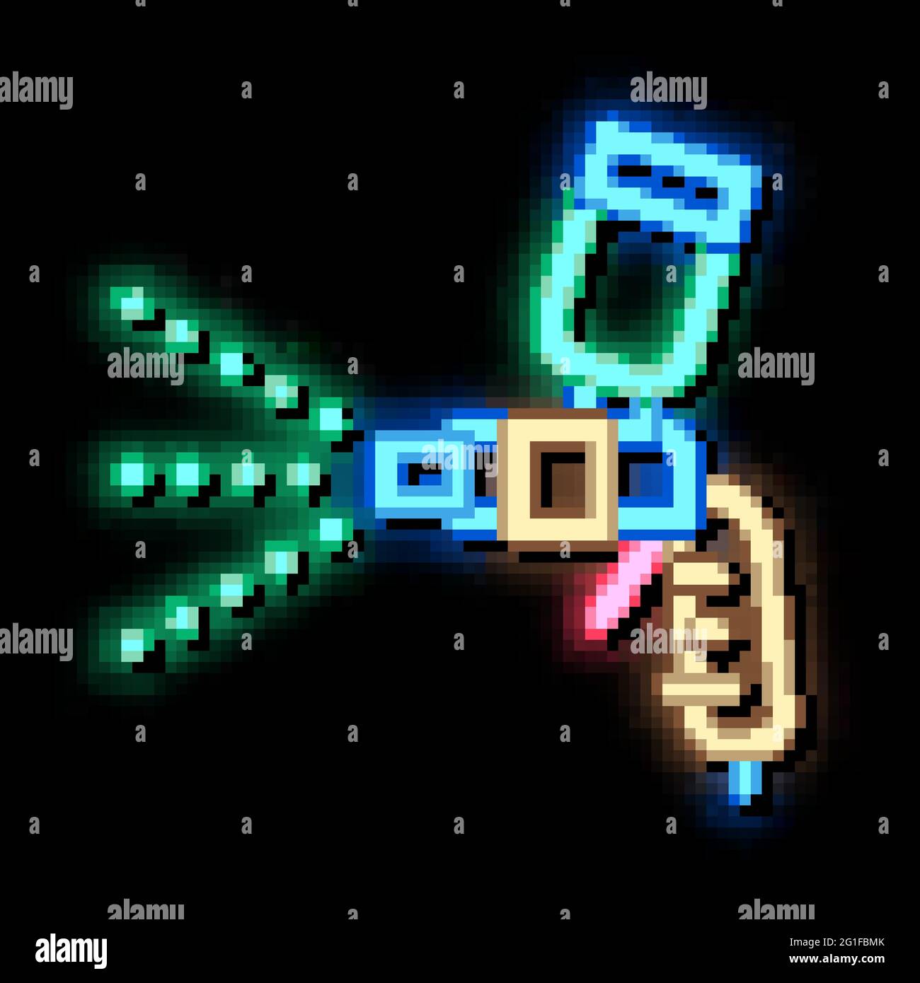 Paint Spray Tool neon glow icon illustration Stock Vector Image & Art ...