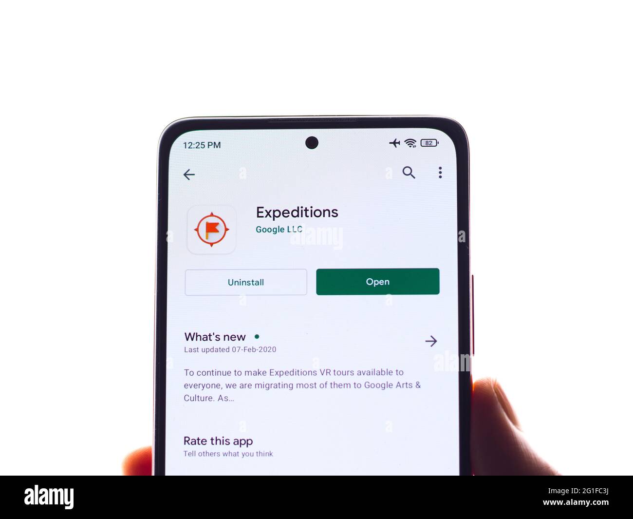 Assam, india - May 29, 2021 : Google Expeditions logo on phone screen ...