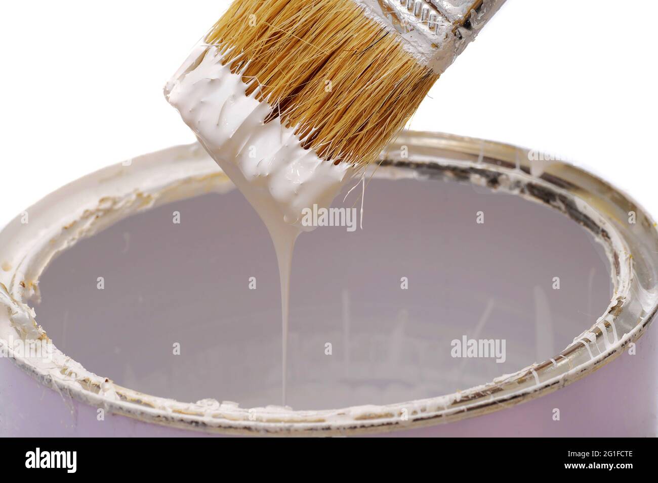Paint dripping from paint brush hi-res stock photography and images - Alamy