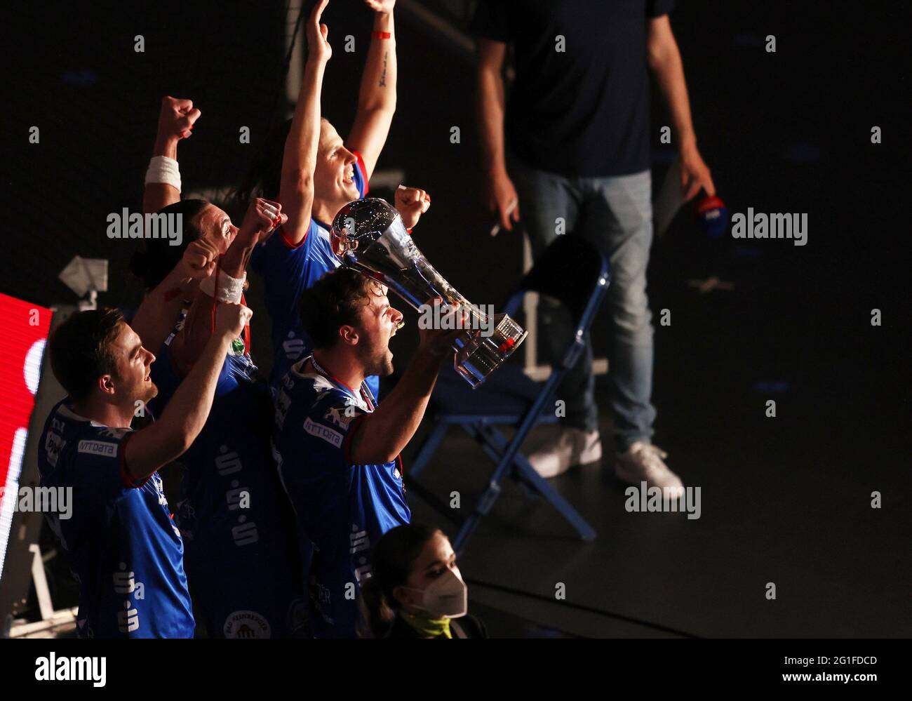 Hamburg, Deutschland. 04th June, 2021. firo: 04.06.2021 Bundesliga, HBL ...