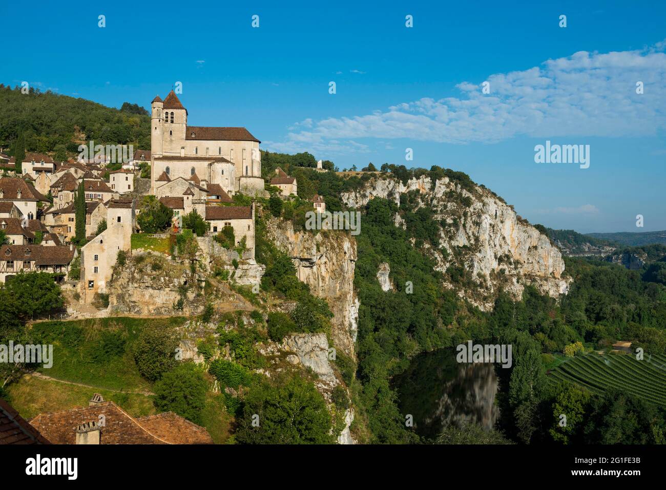 Saint-Cirq-Lapopie, Les Plus Beaux Villages de France, on the Lot ...