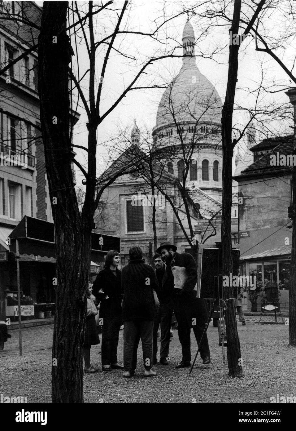 geography / travel, France, Paris, part of town, Montmartre, group of ...