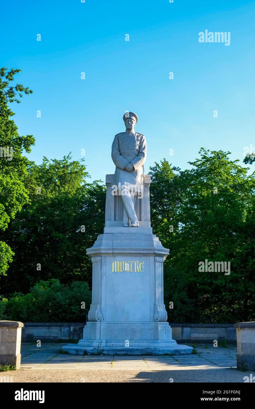 Moltke Monument at the Grosser Stern, Berlin, Germany Stock Photo - Alamy