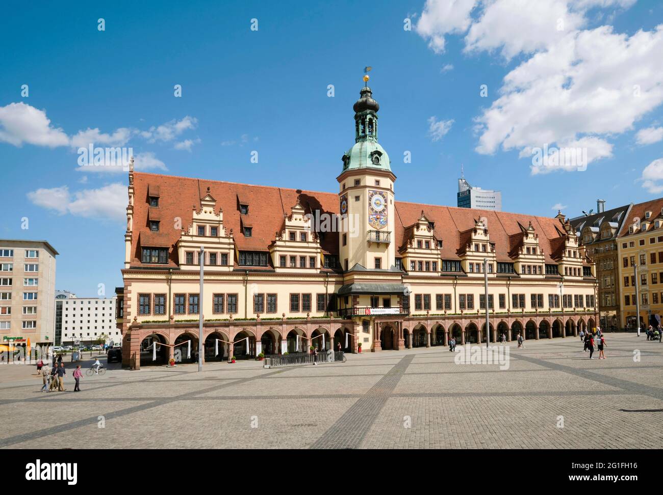 Leipzig germany market square hi-res stock photography and images - Alamy